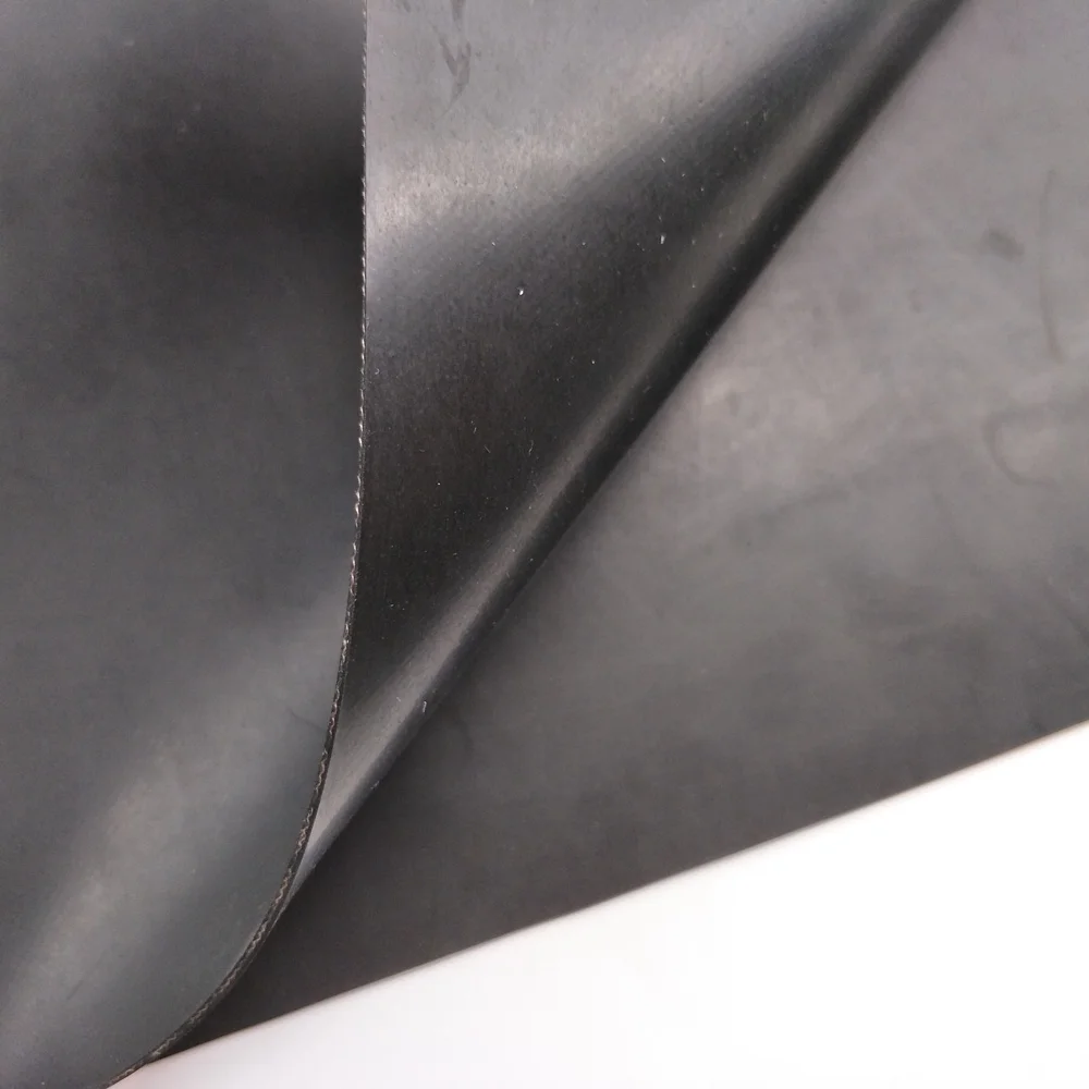 Black Hypalon Coated Nylon Fabric 500D Matte CSM Hypalon Tarp for ...
