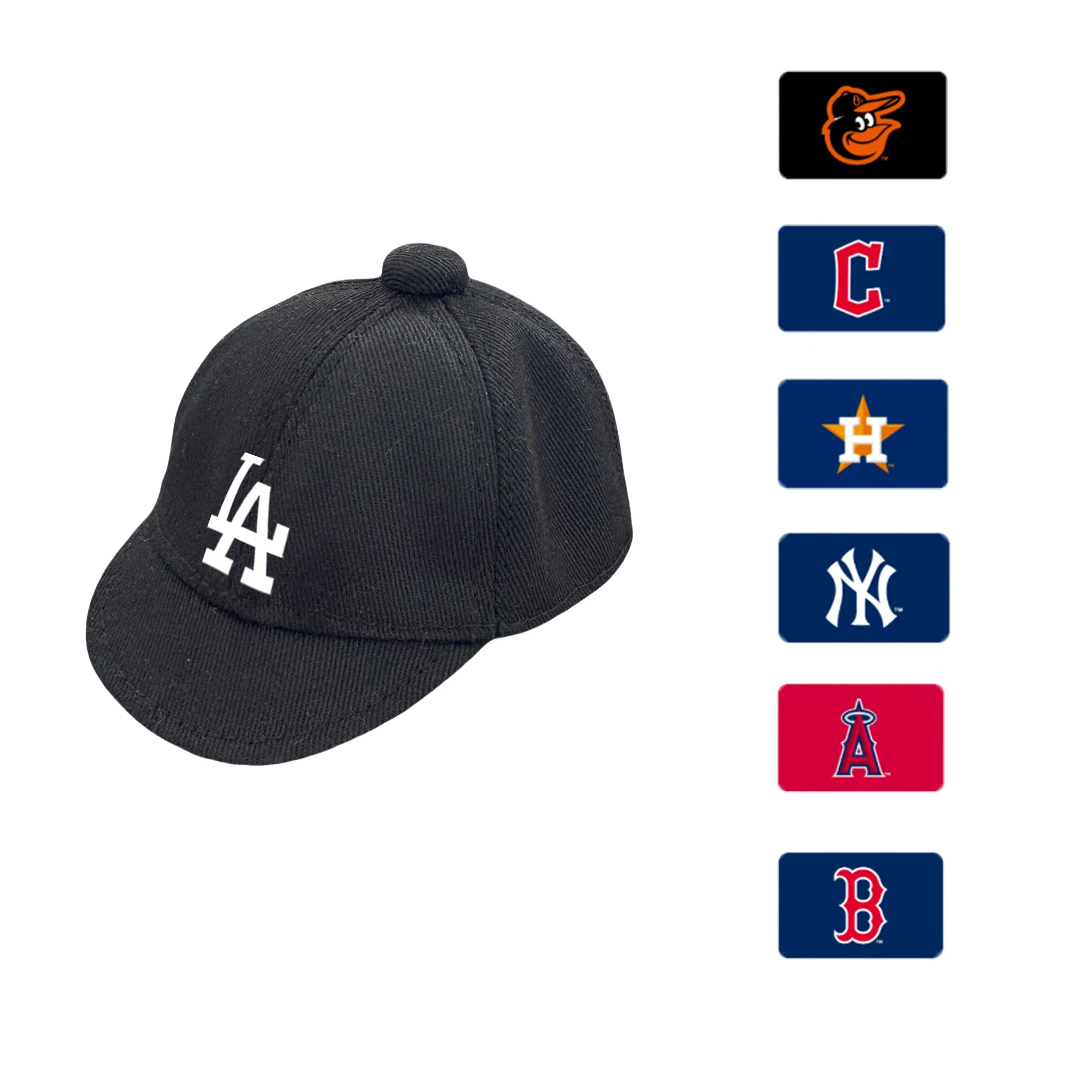 Labubu Keychain Baseball Cap Dodgers Baseball Cap Keychain Doll ...