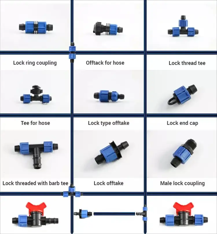 20mm Plastic Drip Tape Fitting Agriculture Tool For Farm Irrigation ...