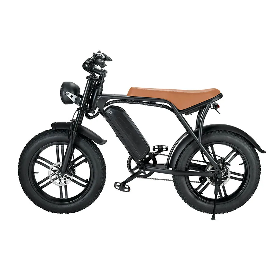 Fatbike Electric Fat Tire Tyre Bike Electric Mountain Bike Full ...