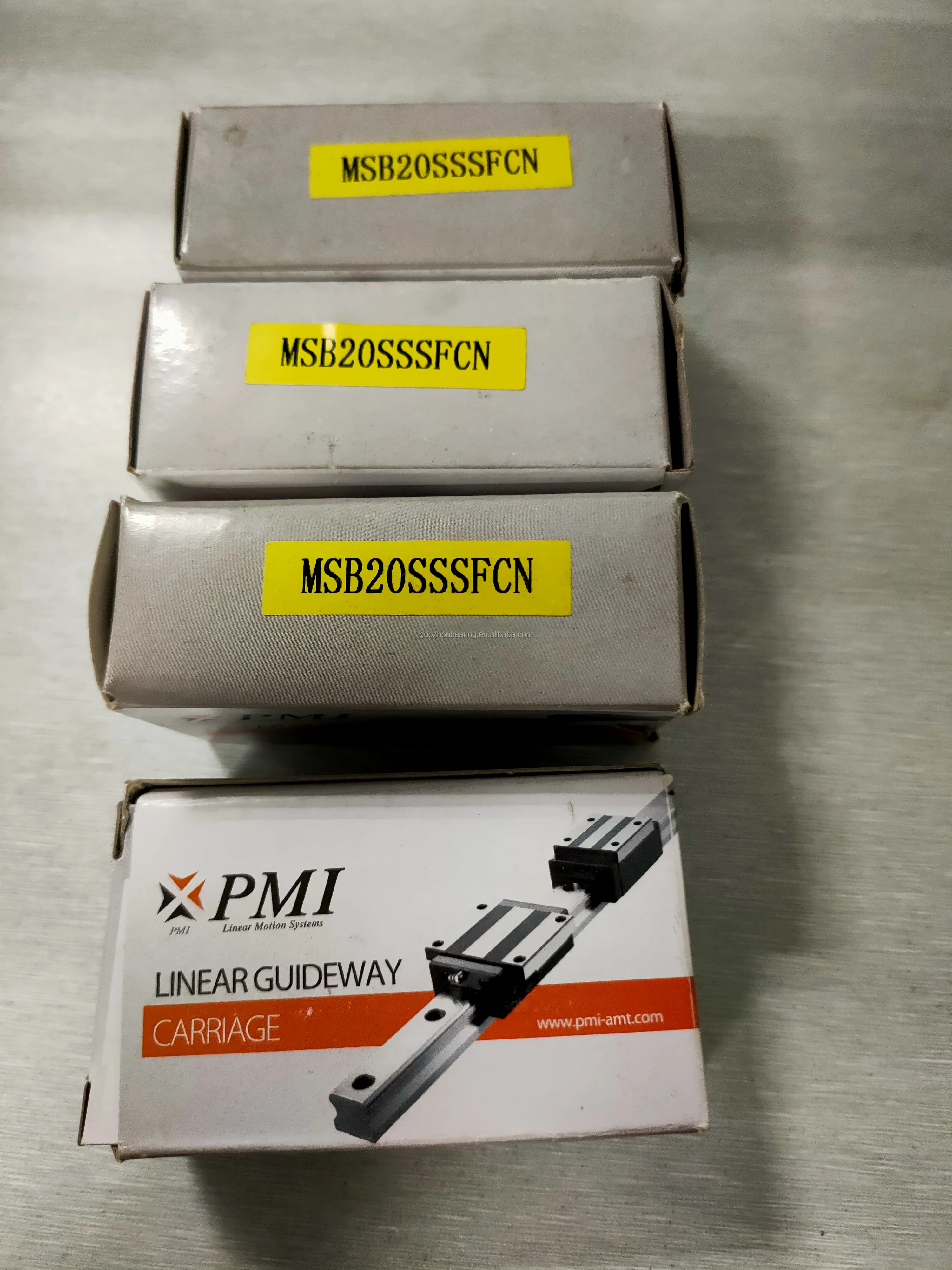 PMI Linear Guide Block MSB20S - High Rigidity & Smoothness