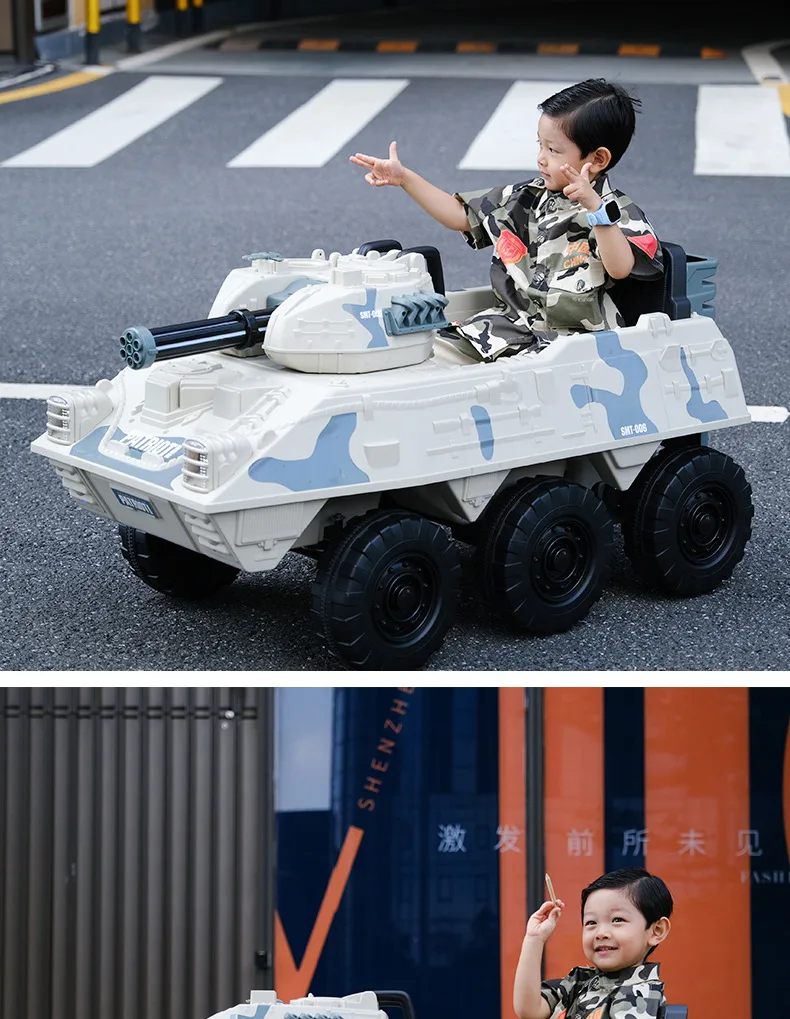 Ride On Tank Children's Electric Tank Armor Car With Remote Control ...