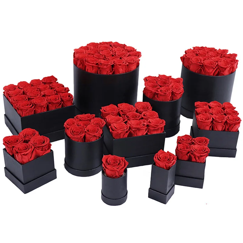 Luxury Flower Long Lasting 3 Years Preserved Real Roses in Box