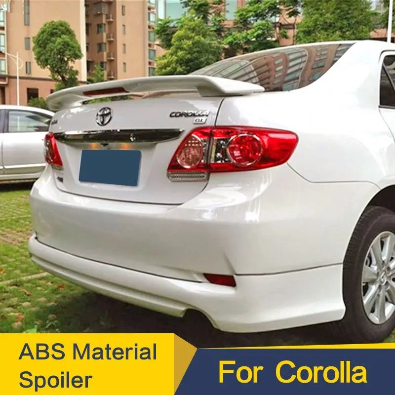 For Toyota Corolla Rear Wing Spoiler Rear Trunk Lid Car Sport Spoilers ...