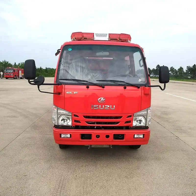 Isuzu Fire Truck 2t Fire Fighting Truck 45m Rescue Range Fire Fighting ...