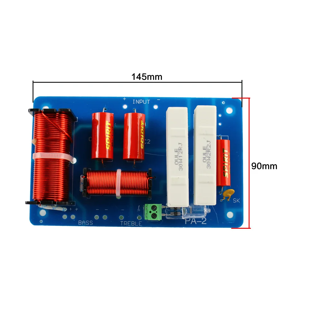 2 Way Crossover Treble+dual Bass Stage Speaker 500W