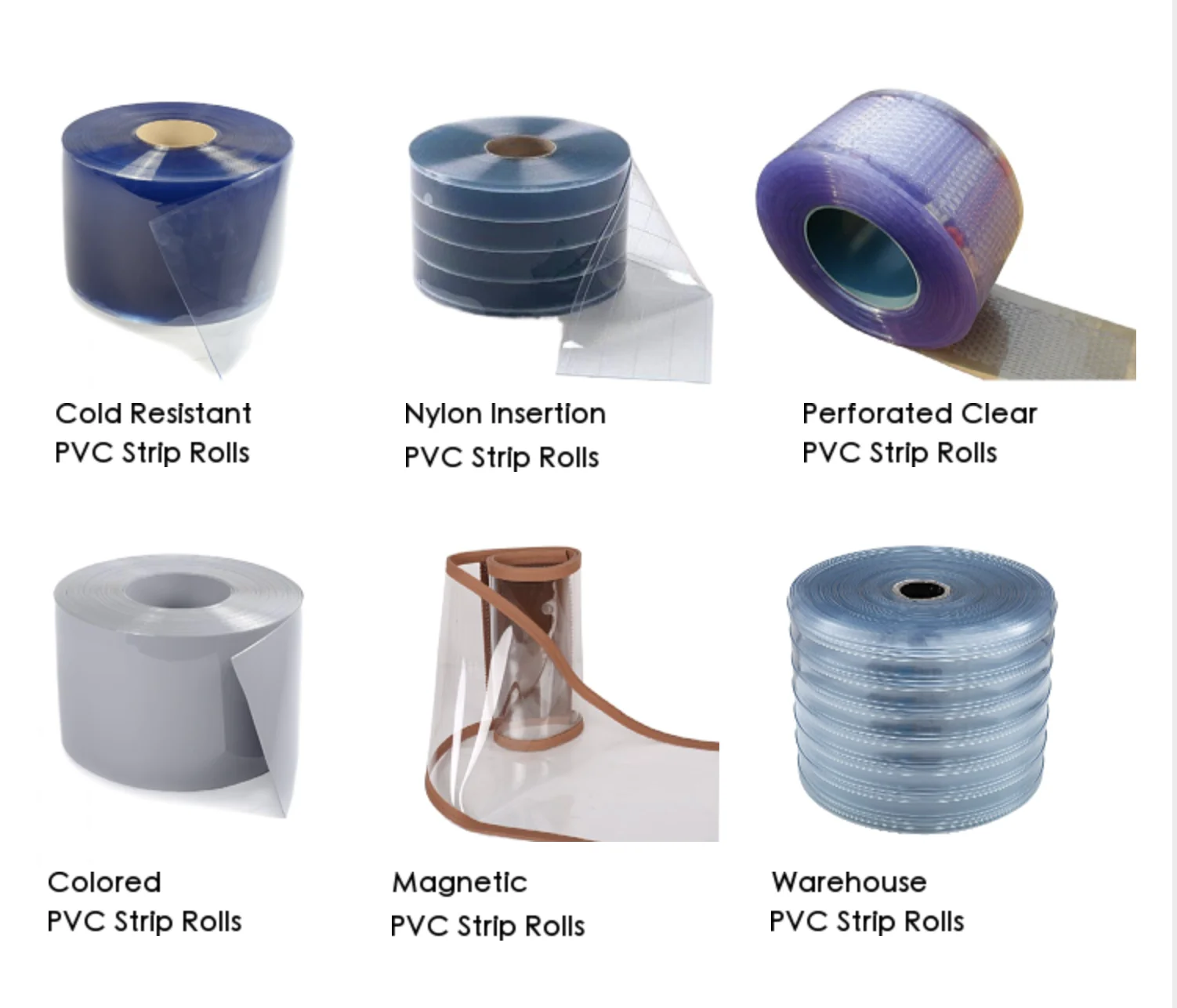 Customizable Polar PVC Strip Door Curtain for Industrial Cold Rooms ...