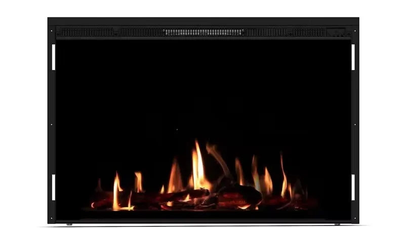 Luxury Real Flame Technology Realistic Flame Linear Built-in Electric ...