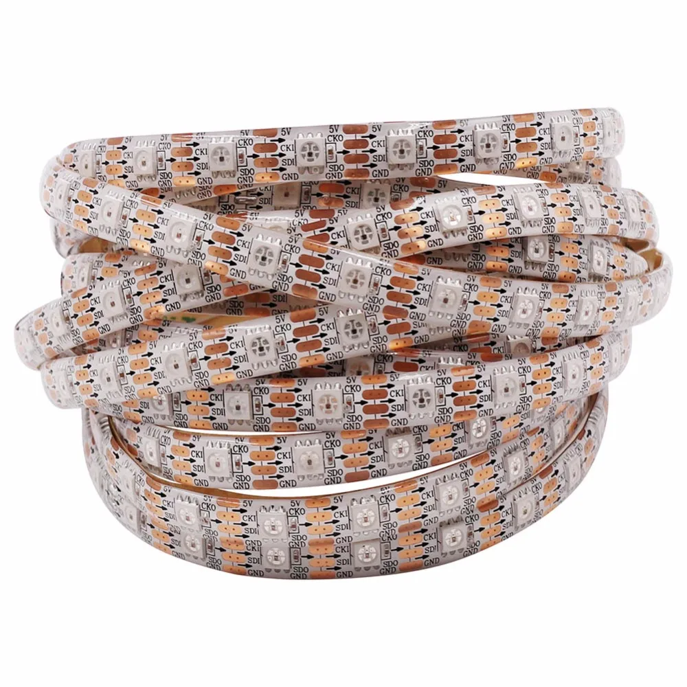 5v Smart Led Pixel Strip Light 5050 Cx2802 Ws2801 Ic Similar Apa102 30/ ...