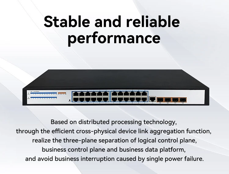 Gigabit Smart Switch Managed 24 Ports Sfp Network Ethernnet Switch Data ...