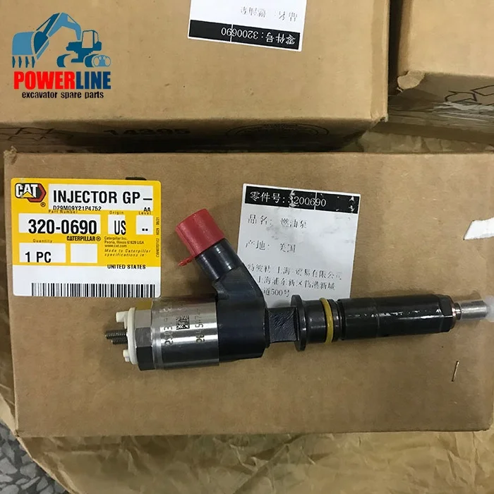 Genuine original 3200690 320-0690 diesel fuel injector for Caterpillar ...