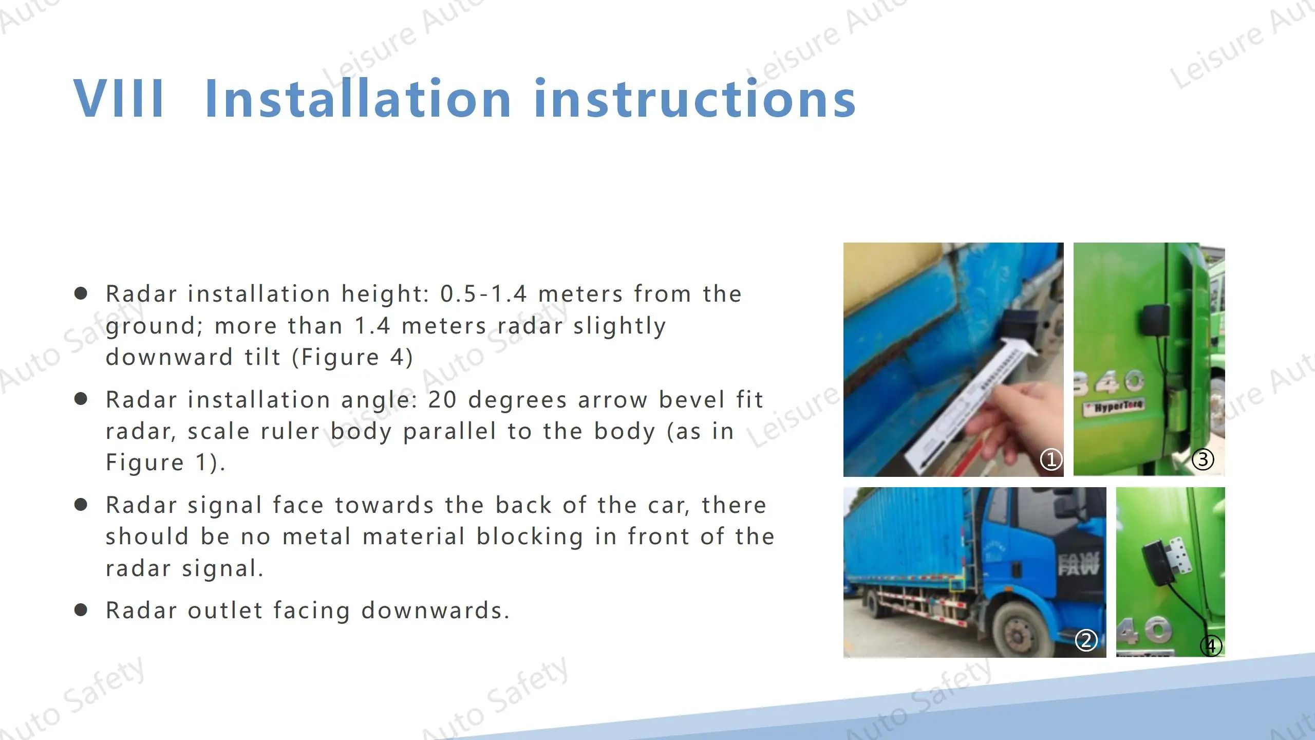 Proximity Warning Alert - 20M Long Range Radar System