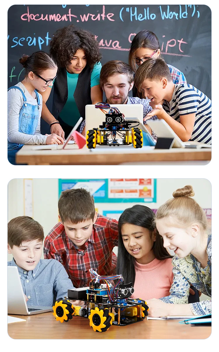 STEM Smart Robot Car ESP32 DIY Kit for Arduino Education