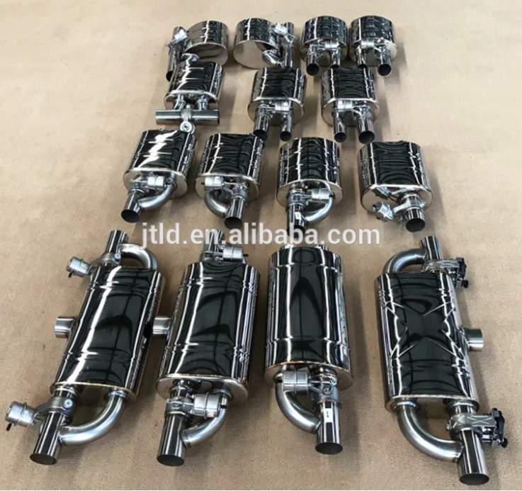 Dual Outlets Valvetronic Exhaust Muffler With Obd +app Remote Control ...