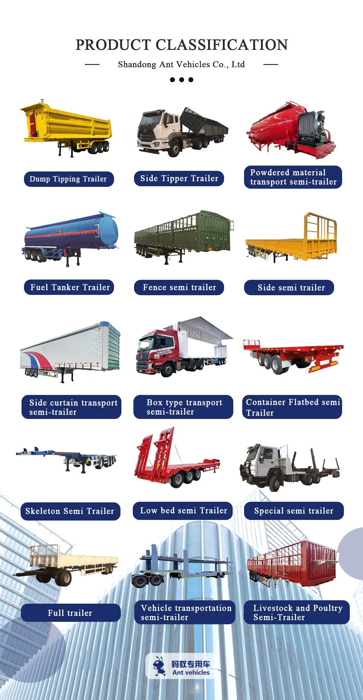 Efficient New Carrier Steel Semi-Trailer Truck From China 12r22.5 Iron ...