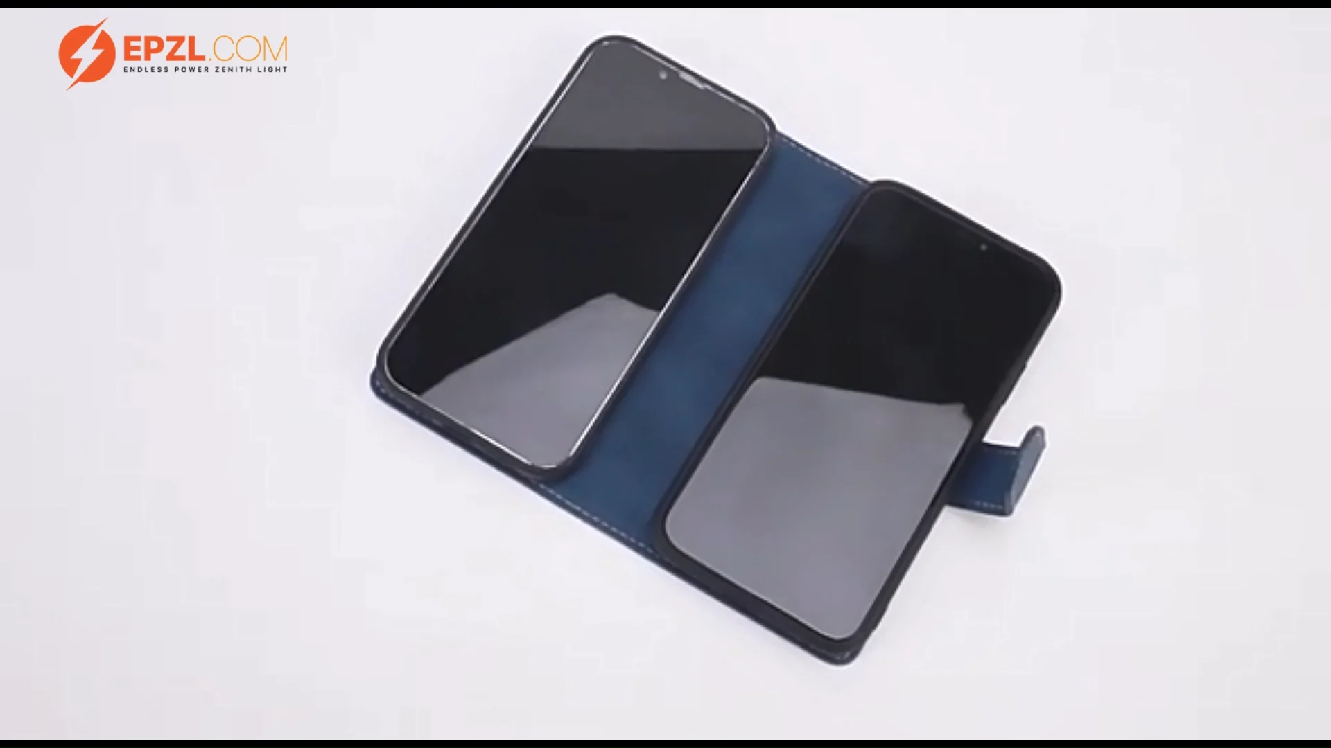 Custom Wholesale Folded Double Phones I Phone 2020 Leather Magnetic ...