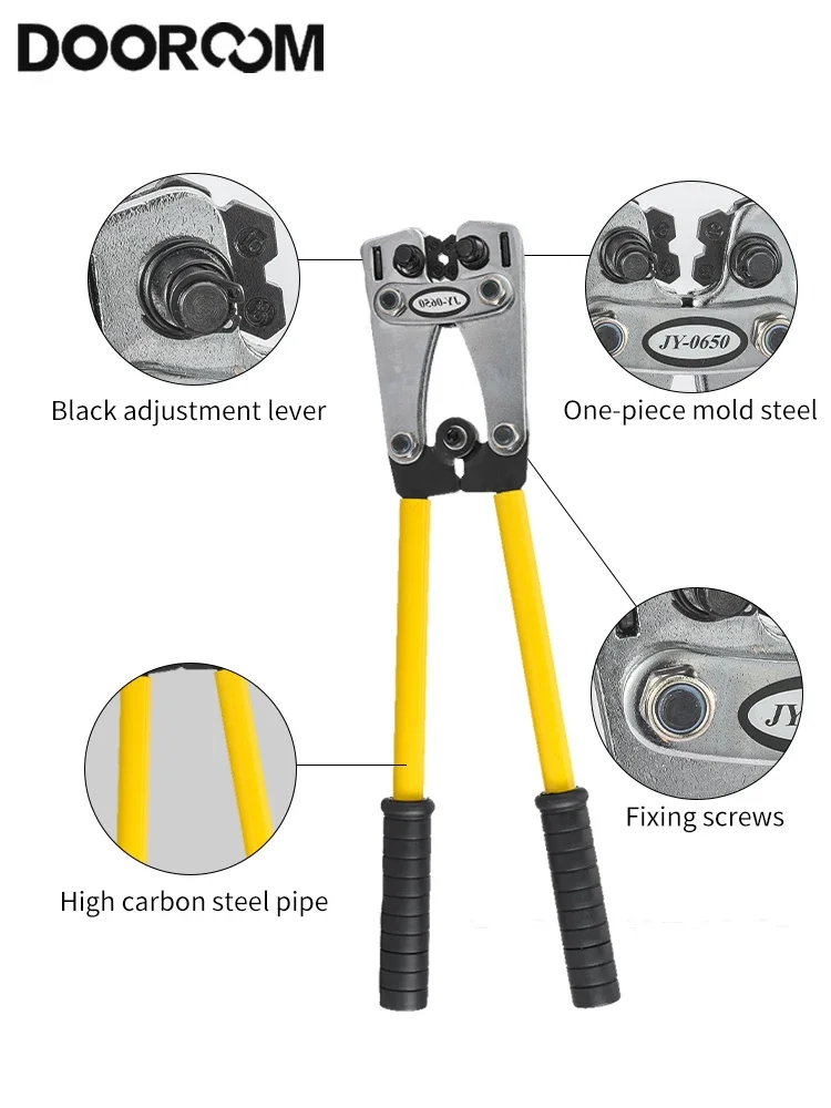 Multi-Function Crimping Pliers Wire Stripper Pressed Terminal Cold ...
