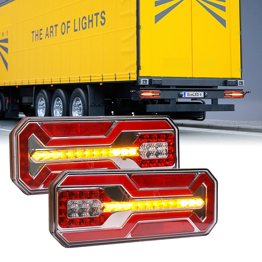 Monirf Oem Ip67 Waterproof Amber Led Tail Light Dynamic Indicator Rear ...