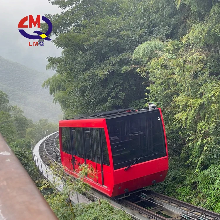 Outdoor Funicular Cable Car Railway Tramway Inclined Plane or Cliff ...