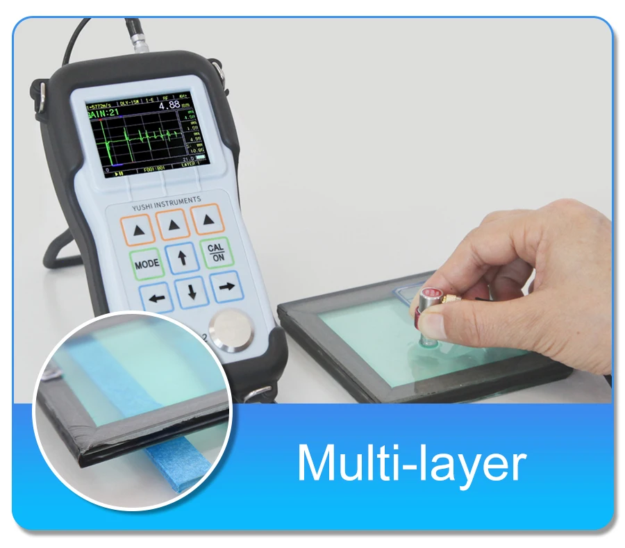 Yushi PM-5DL Egg Shell Thickness Measuring Gauge - 0.001mm Precision