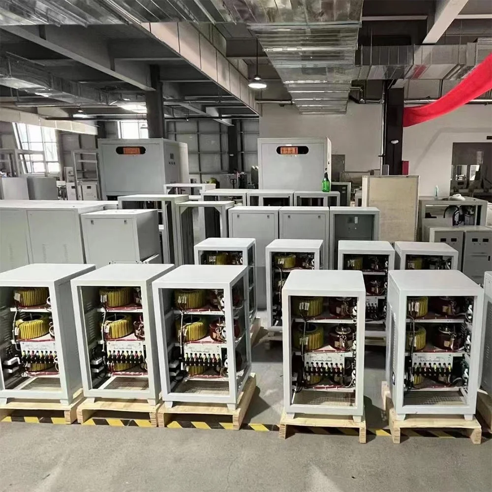 IEC Standard AVR Servo Type Regulator Three Phase 30kVA 50kVA 60kVA ...