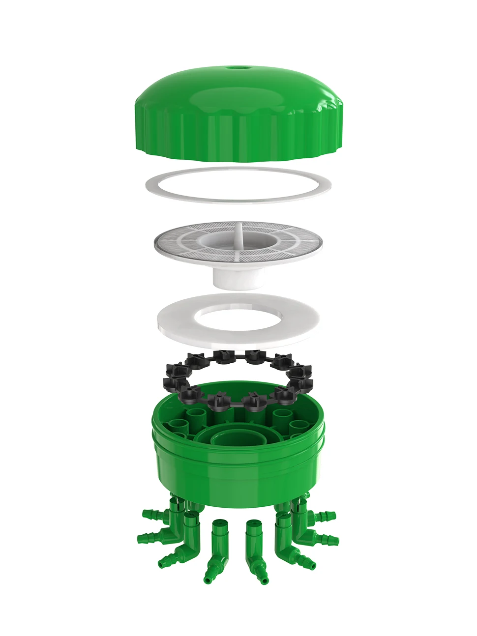Hydroponic Water Manifold Irrigation System for Garden Medical Plants