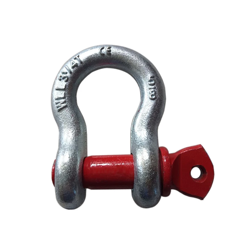 Screw Pin Anchor Shackle Us Type Drop Forged Safety Bow Shackle Hdg ...