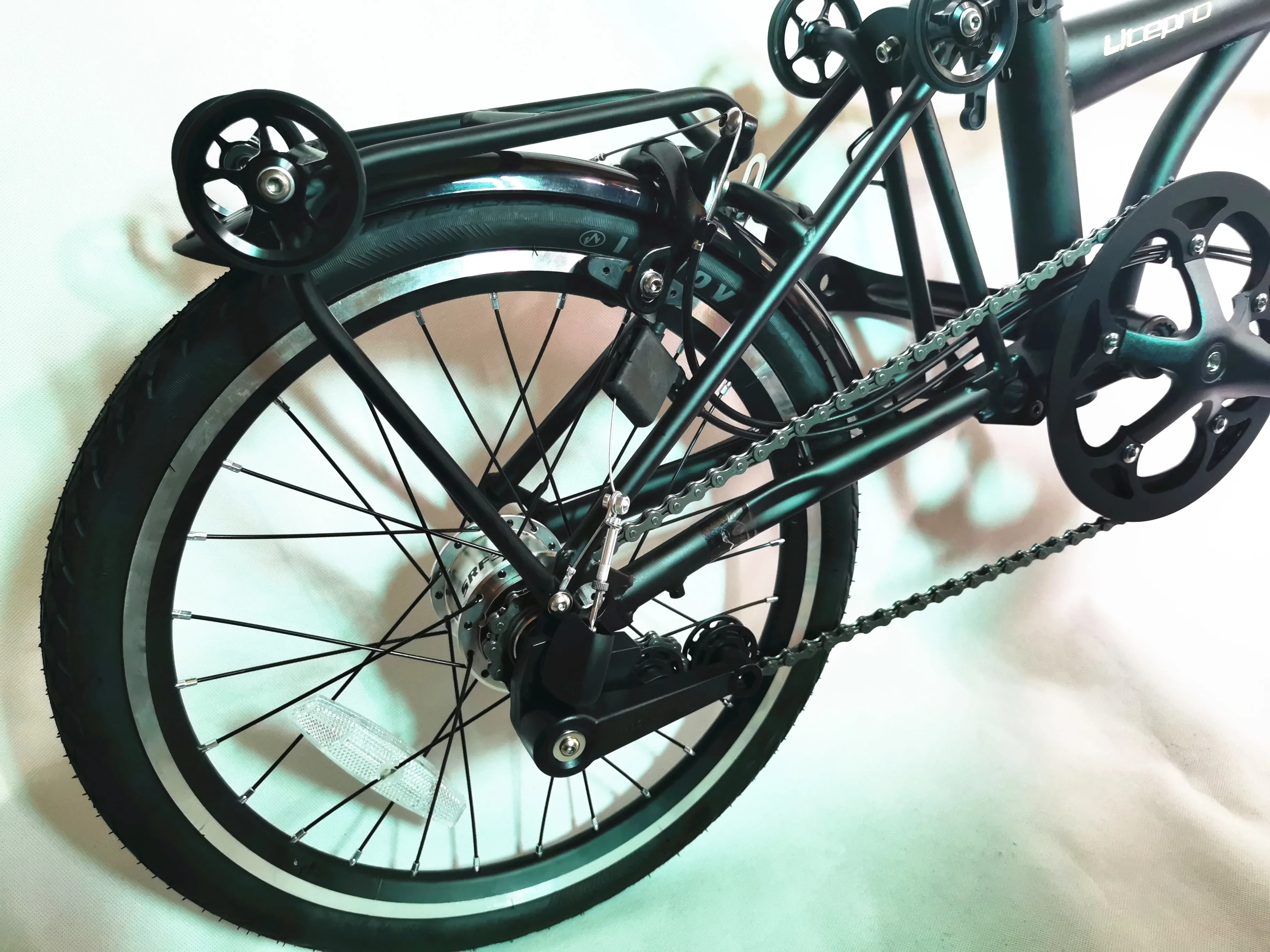 Litepro Folding Bike 16 Inch - Compact Mini Bicycle with Internal 3 ...