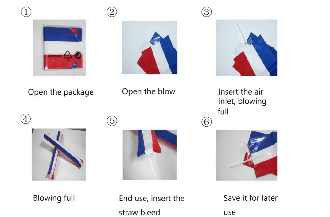 Custom Logo Inflatable Clap Stick Balloon - Perfect for Sports Events