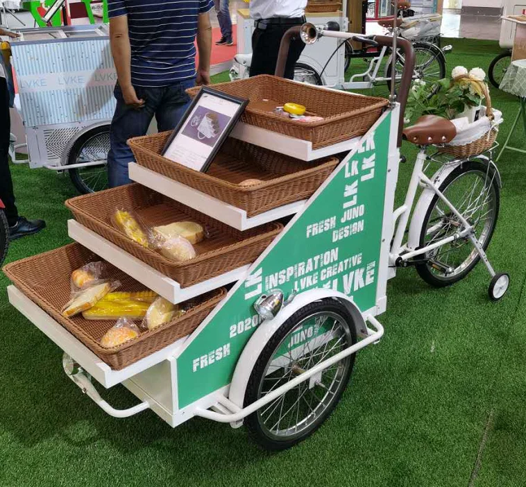 Customized Food Vending Cart Trikes - Durable & Versatile