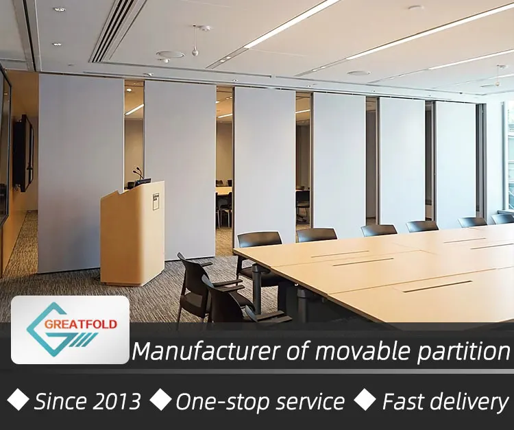 Operable Wall Office Conference Room Divider - Movable Folding ...