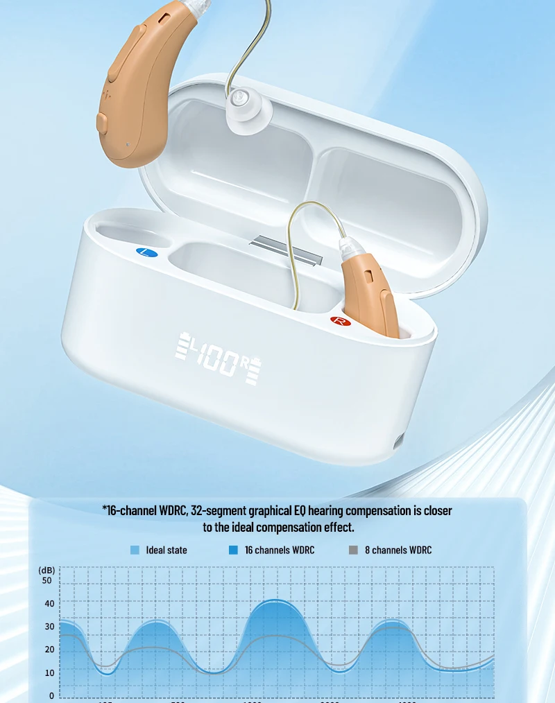 BTE High Quality Rechargeable Binaural Digital Hearing Aid| Alibaba.com