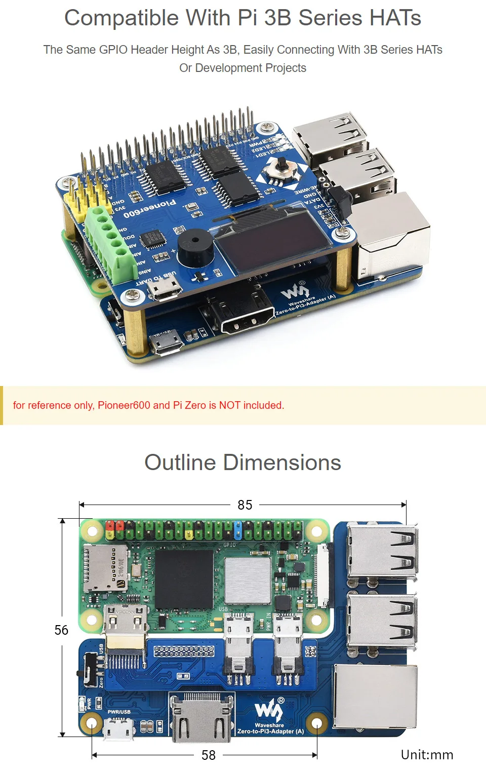 Raspberry Pi Zero To 3b Adapter Alternative Solution For Raspberry Pi 3 Model Bb Buy