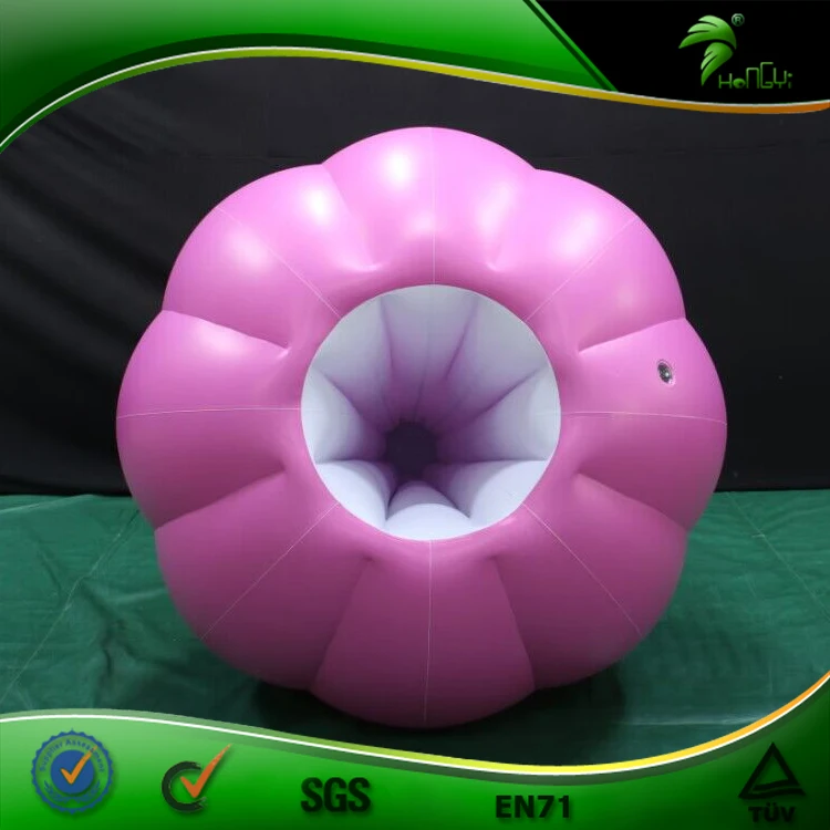 Hongyi Inflatable Snowman Suit - Latex Pink Clothes with Sph