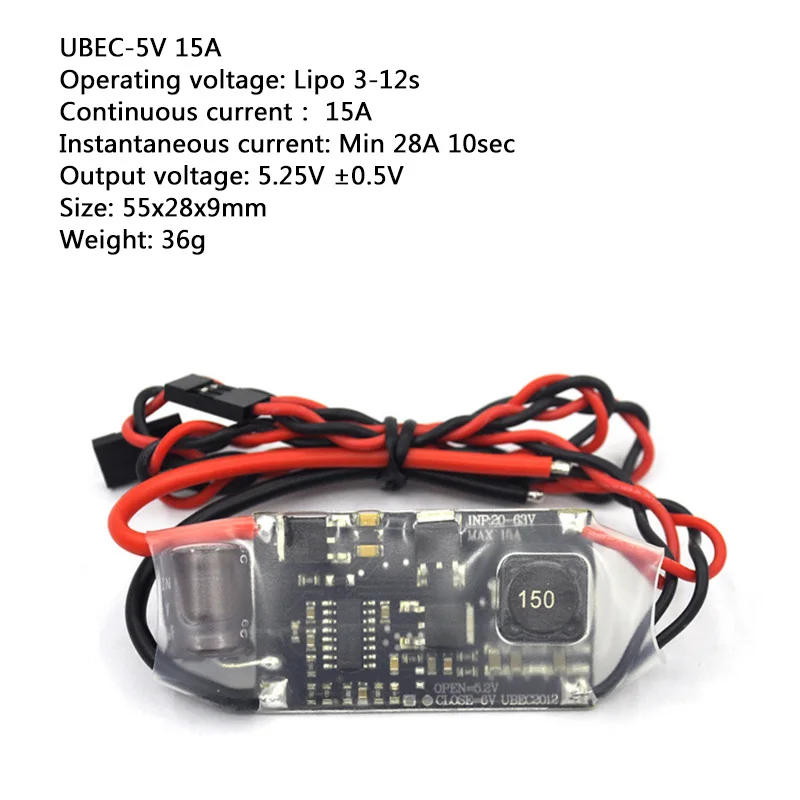 UBEC 5V Step-down Modules for FPV Airplanes - Reliable Power