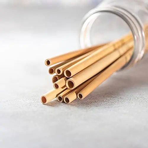 Polylactic Acid Material Colorful Bubble Tea Straight Straw Degradable ...