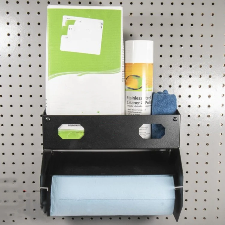 Jh-mech Black Metal Heavy Duty Pegboard Shelf Spool Holder Custom Color ...