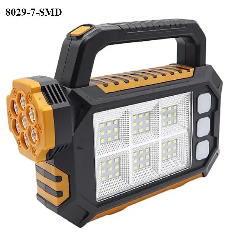 Outdoor Super Bright Portable Solar Hand Lamp COB Work Dual Source ...