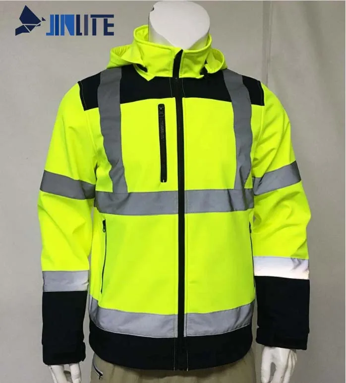 HIVI Softshell Waterproof Wholesale Winter Outdoor Men High Visibility ...