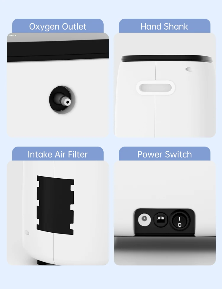 Portable Smart Mini Oxygen Concentrator - Continuous Flow