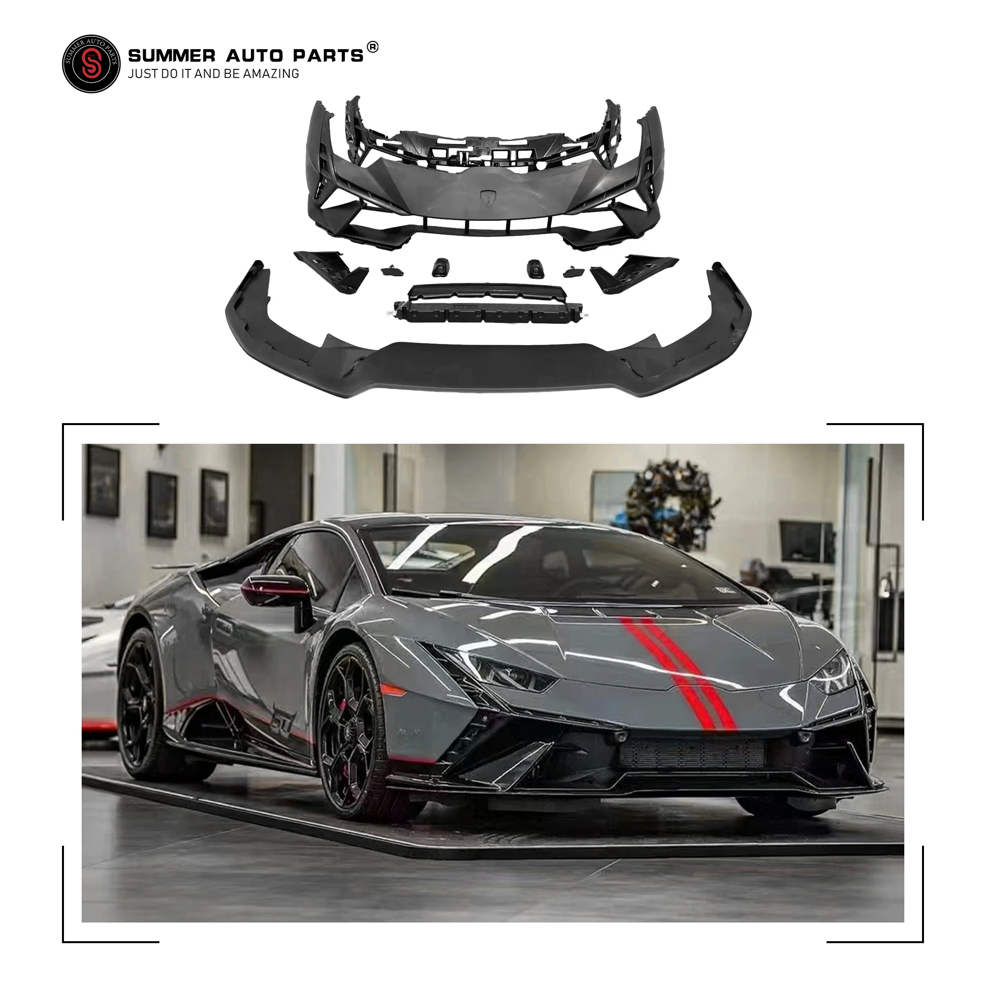 Car Accessories Front Bumper Body Kit For Lamborghini Huracan Lp580 ...