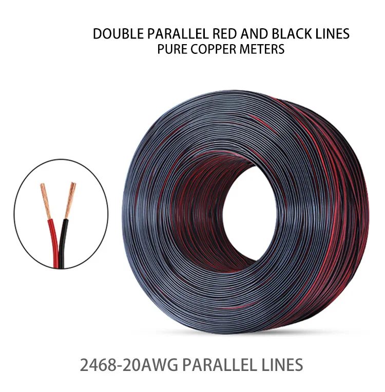 Black And Red Electrical Idc Connector Spt Parallel Wire Us 18awg 3 Pin ...