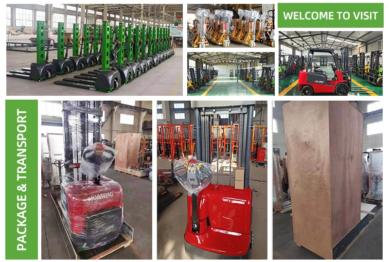 Lifting 1000kgs Self Loading Portable Forklift Electric Stacker