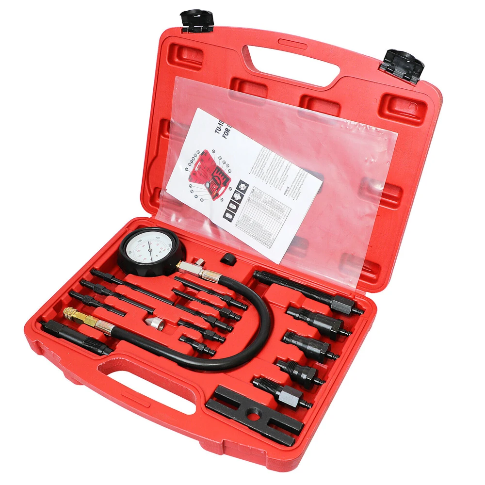 Automotive Tools TU-15B Diesel Engine Compression Tester Kit Engine ...