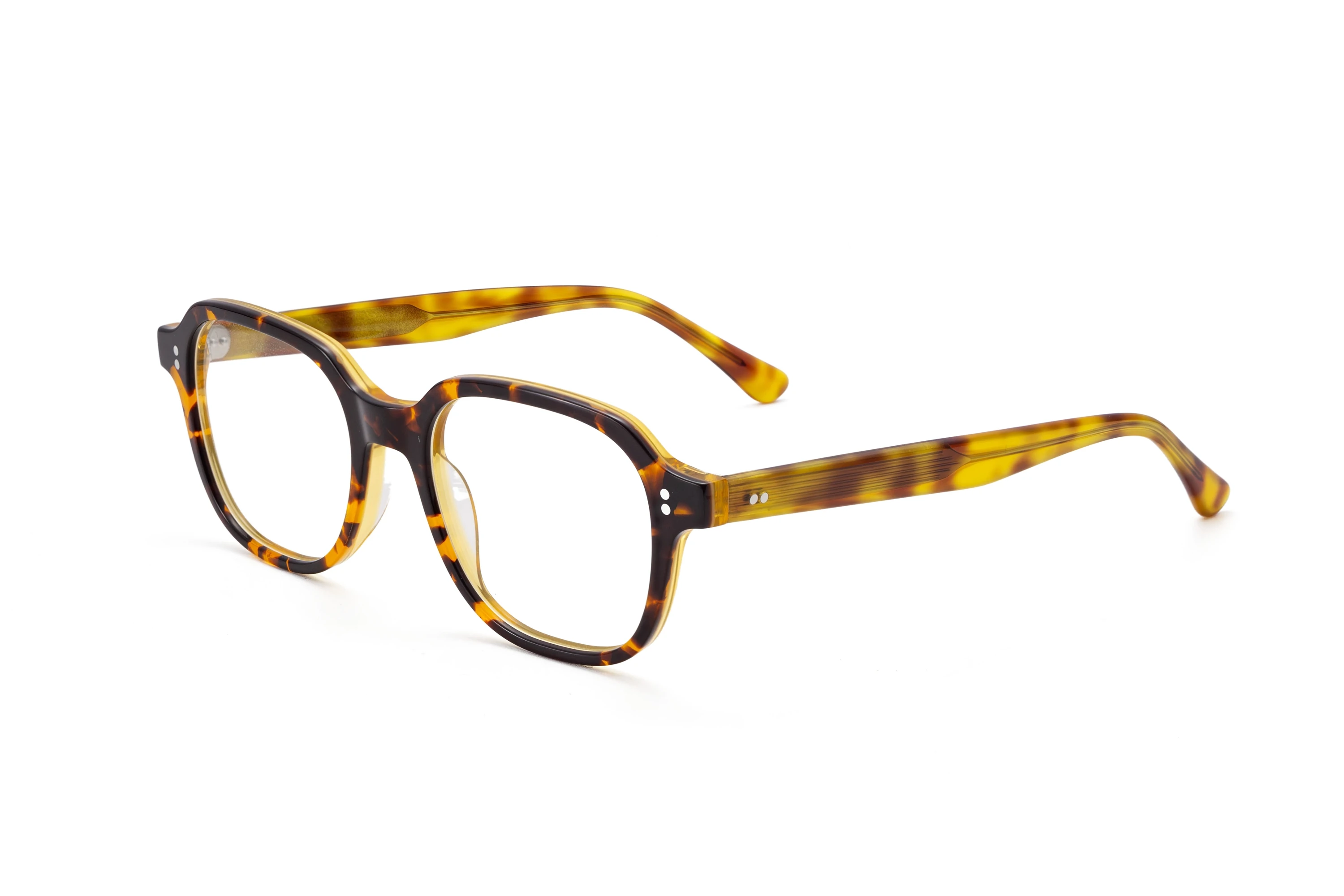 Brand New Cellulose Spectacle Men Square Eyeglasses Frames Custom ...