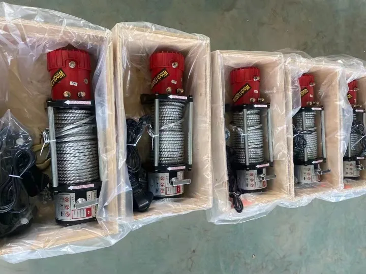 12000lbs Wire Rope Pulling Electric Winch For Construction Machine ...