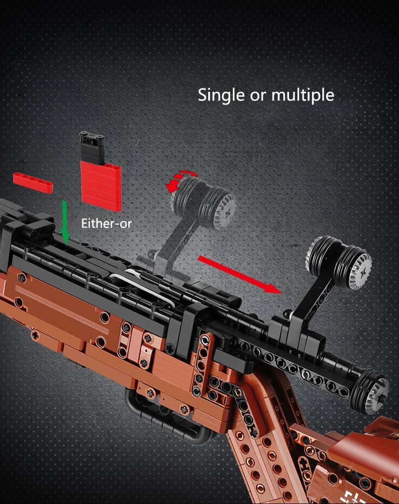 Desert Eagle Firearms Building Blocks Shotgun 95 Type 98k Building ...