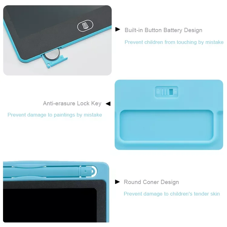 6.5/8.5/10/12/16 Inch Multi Sizes Kids Electronic Drawing Board Lcd ...