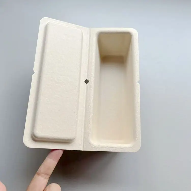 Molded Paper Pulp Packaging Box - Eco-Friendly Cosmetic Packaging