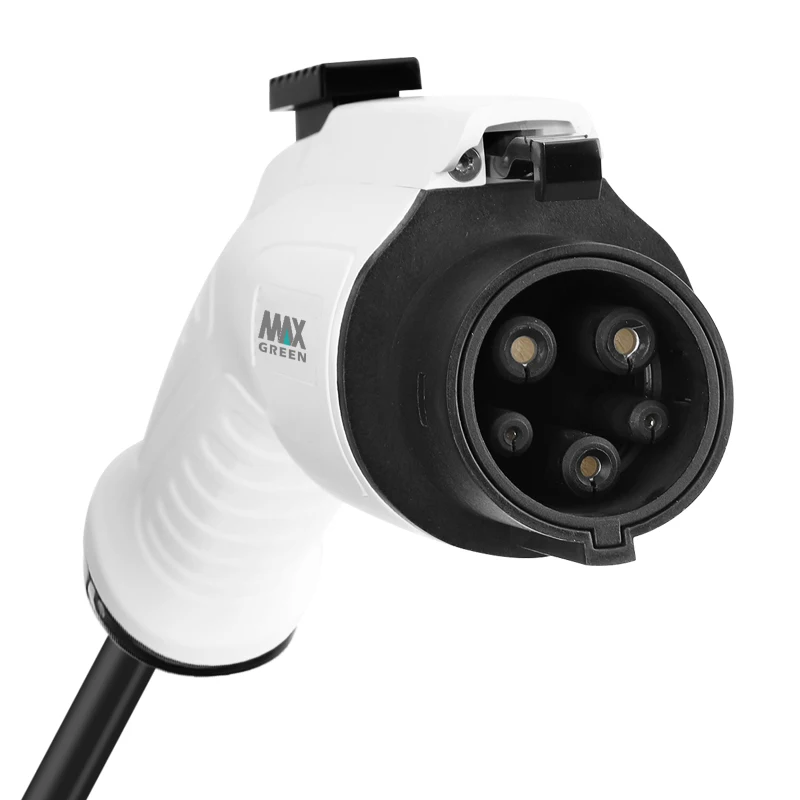 1 Phase 32a 7kw Type 1 Ev Connector Plug With 5m Cable For Home Ev ...
